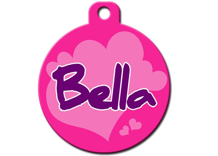 Cute Custom Pet ID Tag Bella or any other name on the | Etsy