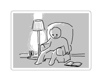 Sad Reaction Image Meme Kiss-cut Stickers - Etsy