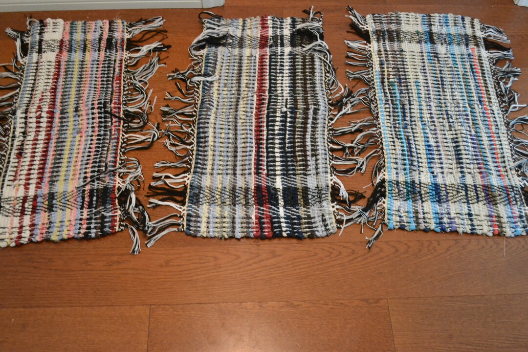 Amish Handmade Scatter Accent Rag Rug Multiple Sizes - Etsy