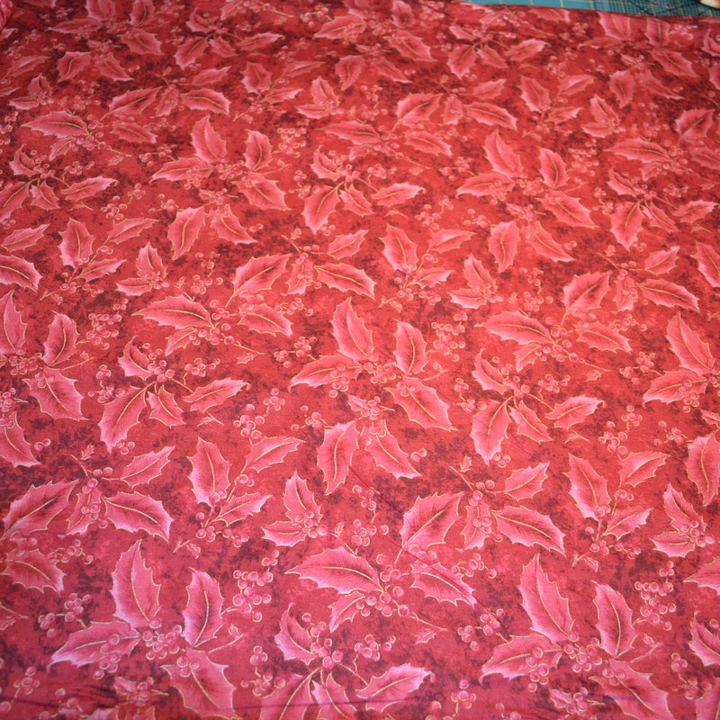 Red Christmas Fabric - Etsy