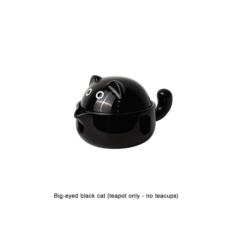 Siamese Cat Ceramic Tea Set, Mini Travel Teapot With Teacups - Etsy