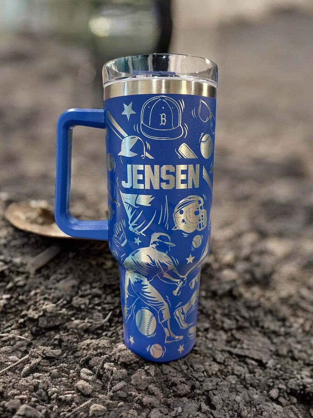 Personalized Baseball Tumbler, Baseball Cups, 40oz Engraved Sports Cup ...