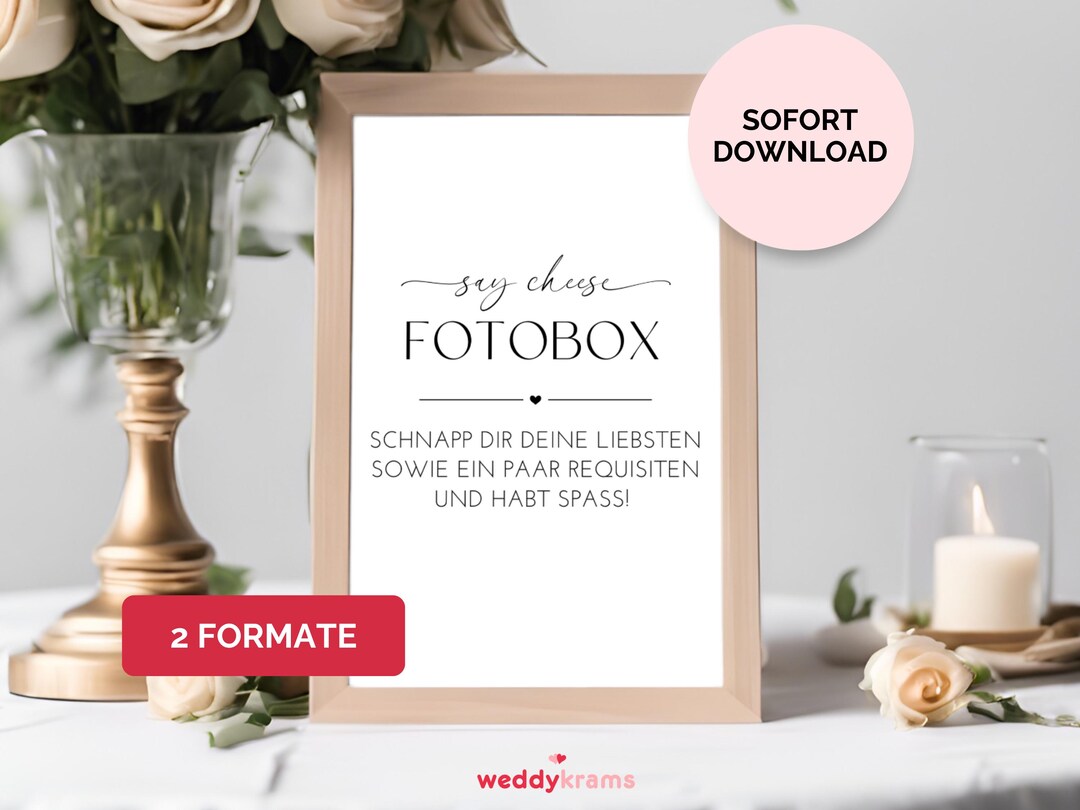 Photo Booth Sign Wedding, Information Sign Photo Booth, Wedding Sign ...