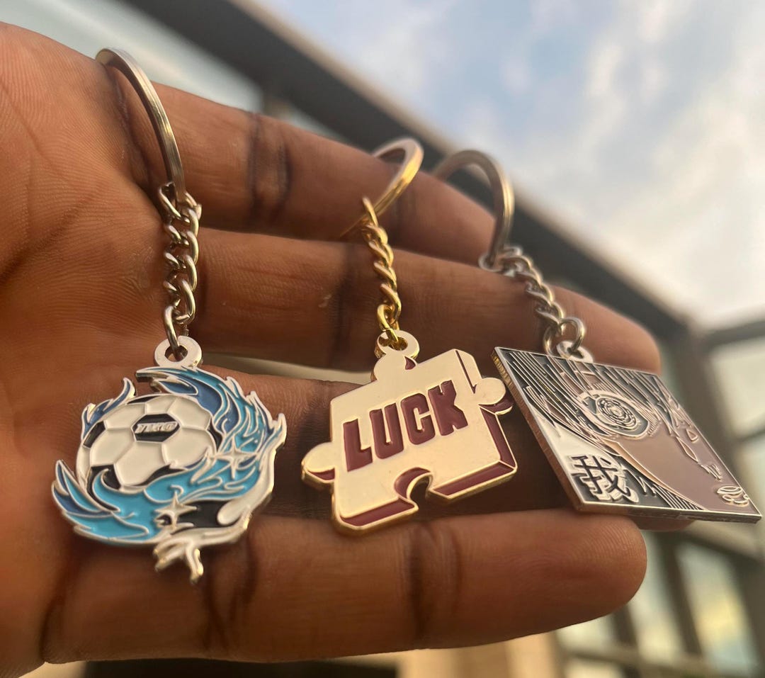 Blue Lock Anime Enamel Metal Keychains - Etsy