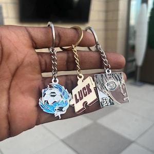 Blue Lock Anime Enamel Metal Keychains - Etsy