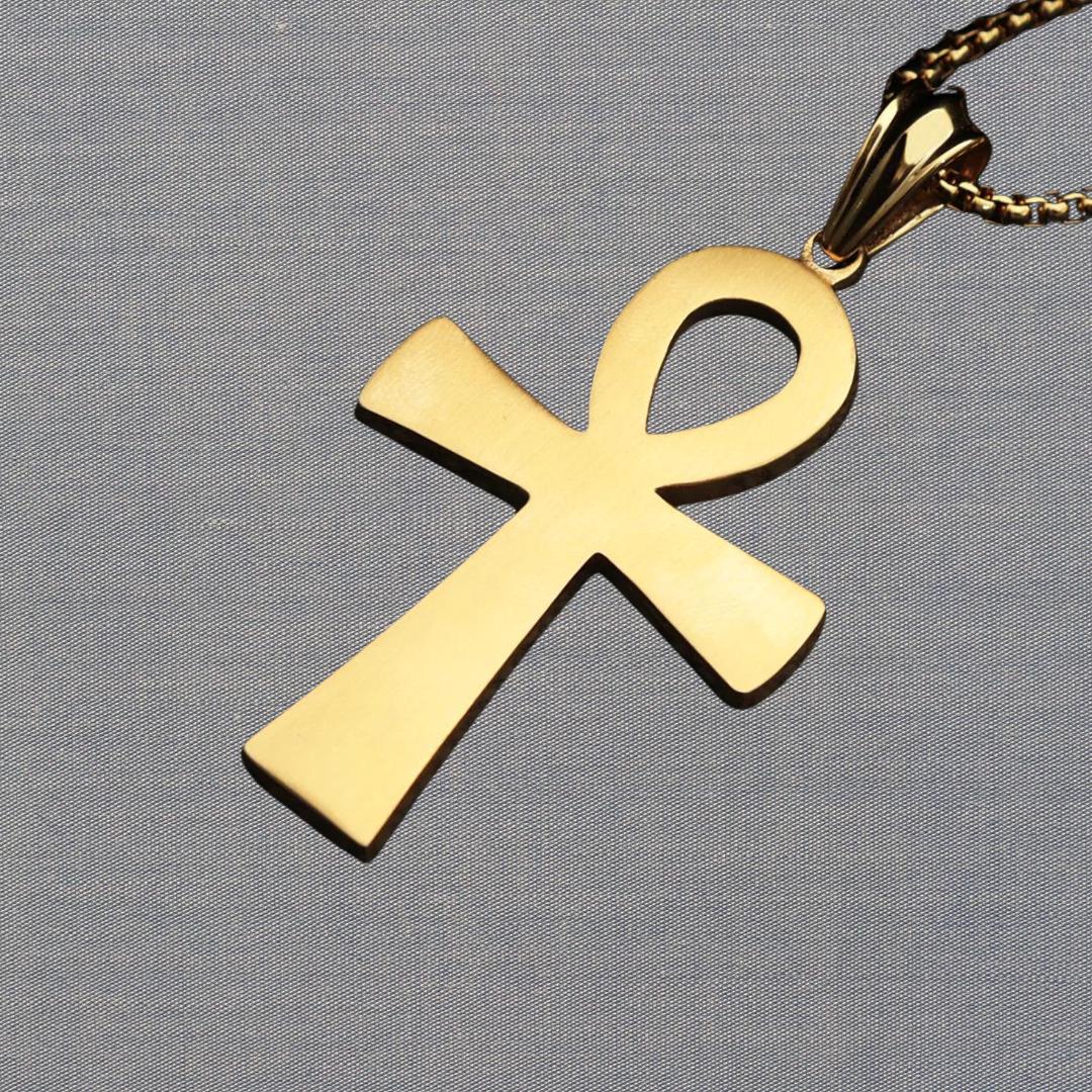 Egyptian Cross Pendant, Stainless Steel, Cross Pendant, Orthodox ...