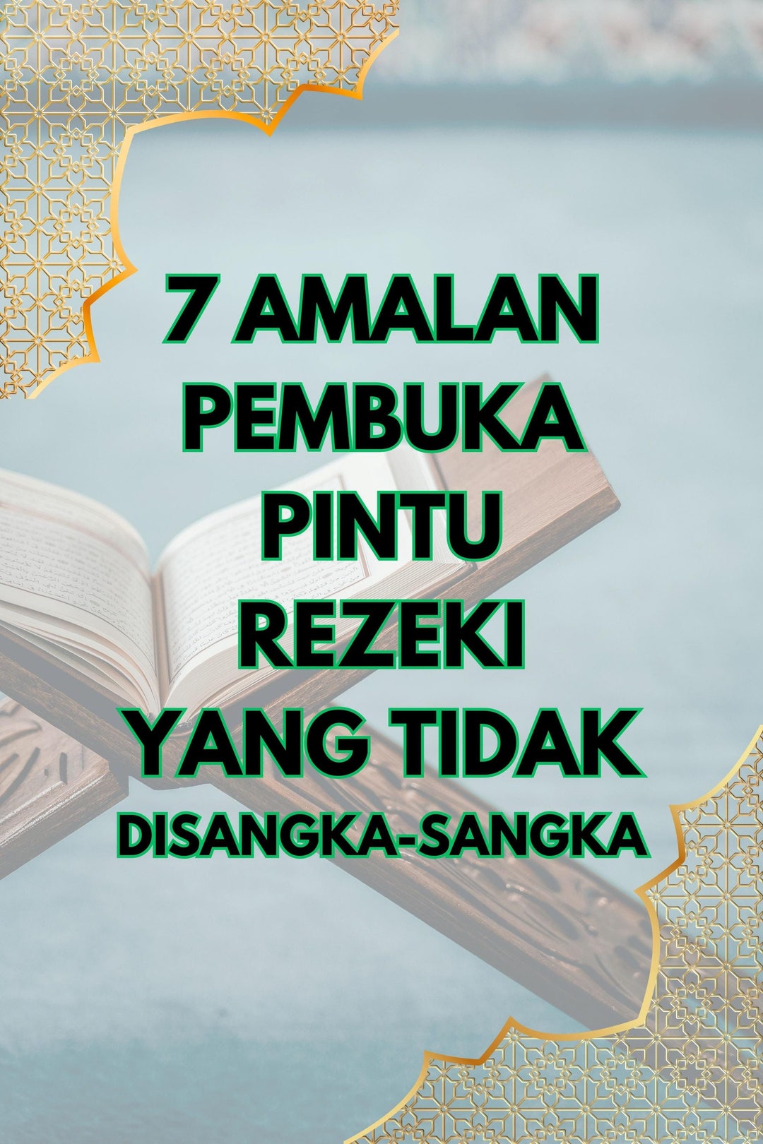 7 Amalan Pembuka Pintu Rezeki Yang Tidak Disangka-sangka - Etsy