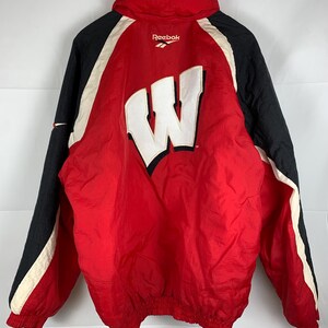 Vintage Reversible Wisconsin Badgers Jacket by Reebok, Size XL - Etsy