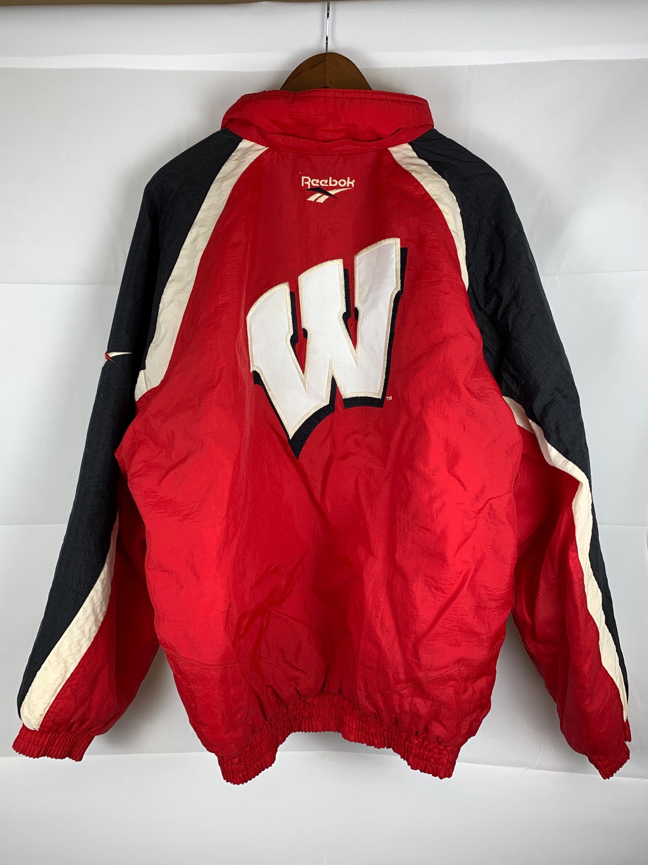 Vintage Reversible Wisconsin Badgers Jacket by Reebok, Size XL - Etsy