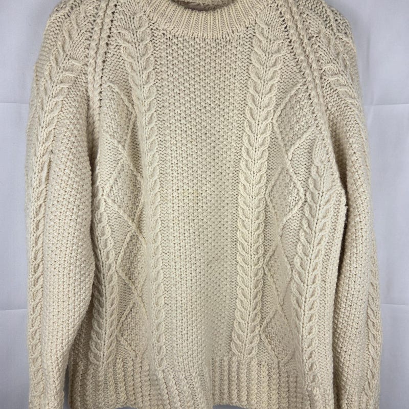 Irish Wool Sweater - Etsy