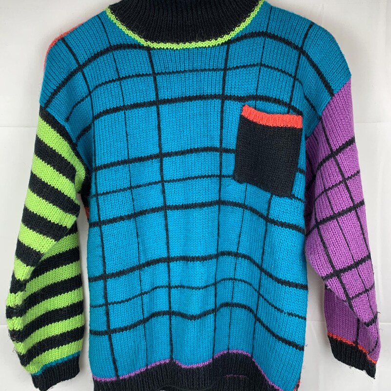 Colorblock Sweater - Etsy