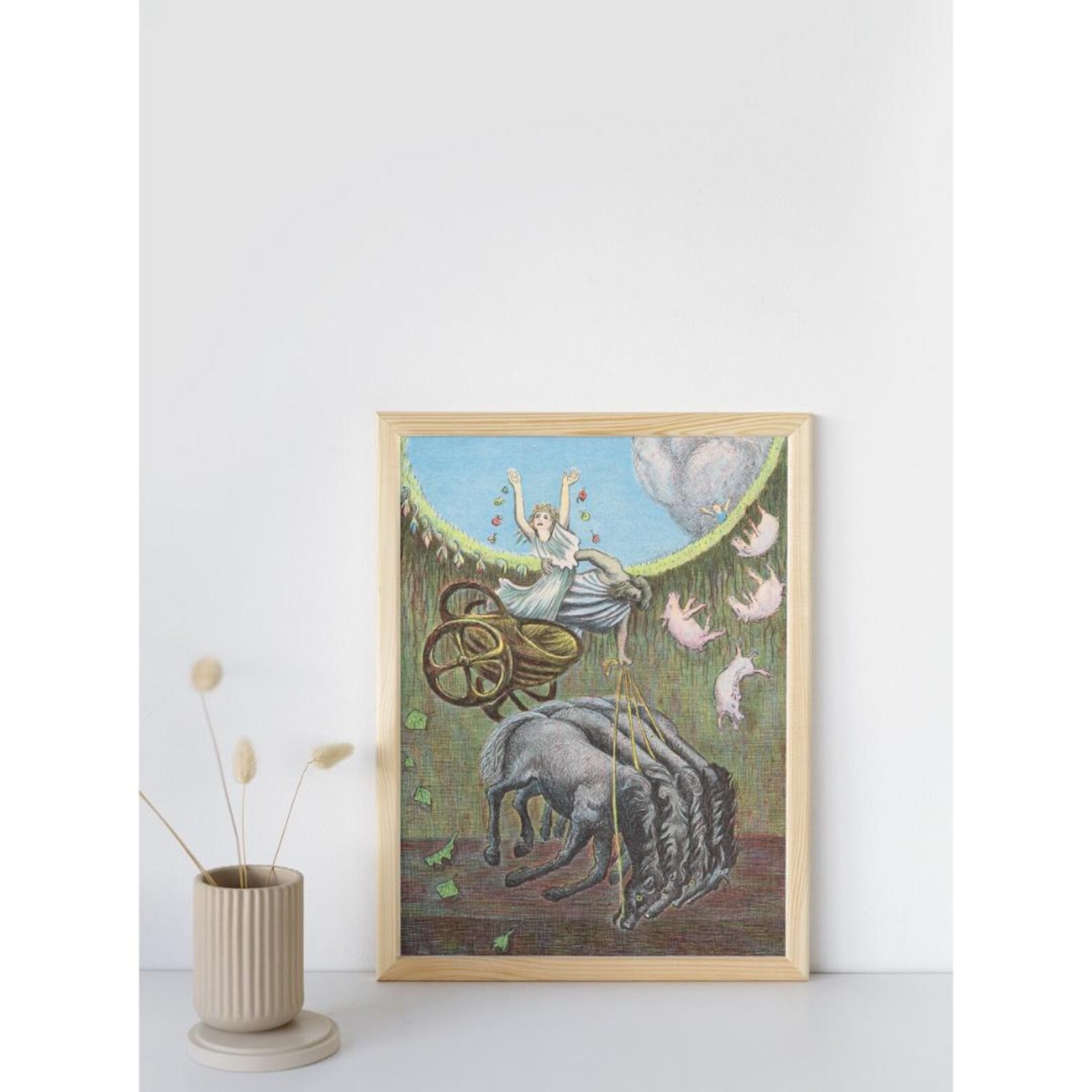 Hades & Persephone Abduction, Underworld, and Demeter- Greek Myth Art ...