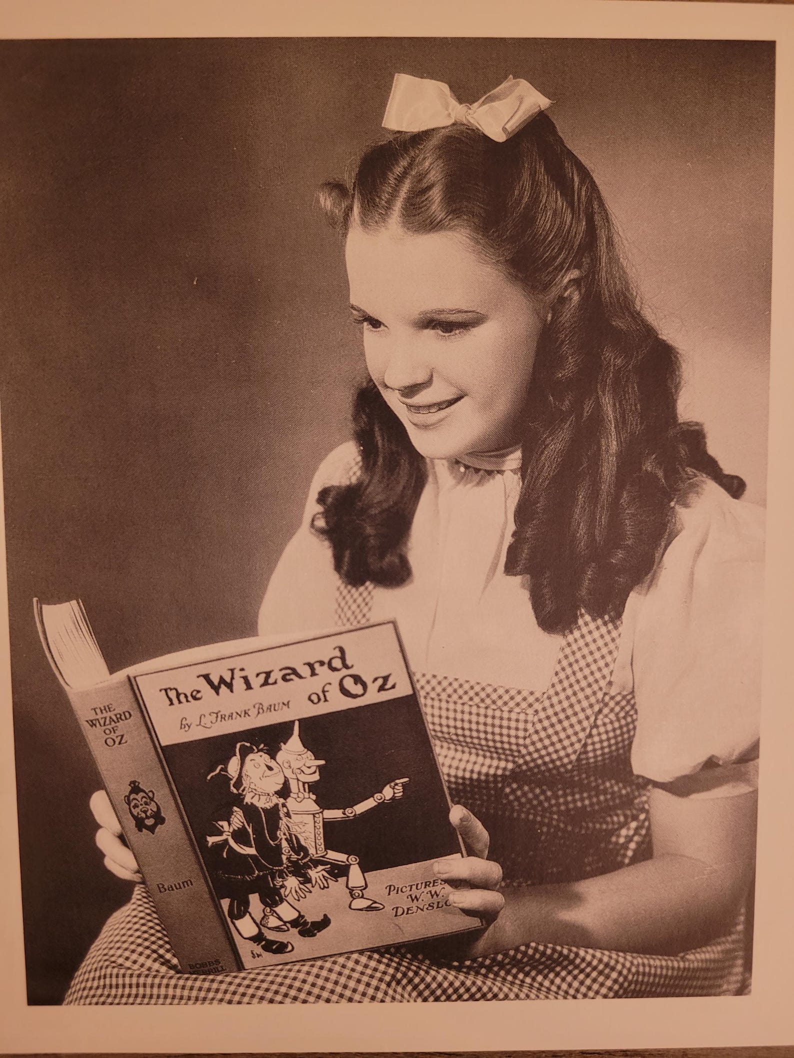 The Wizard of Oz - Dorthy Art Print for Wall Decor Vintage 1980s (set ...