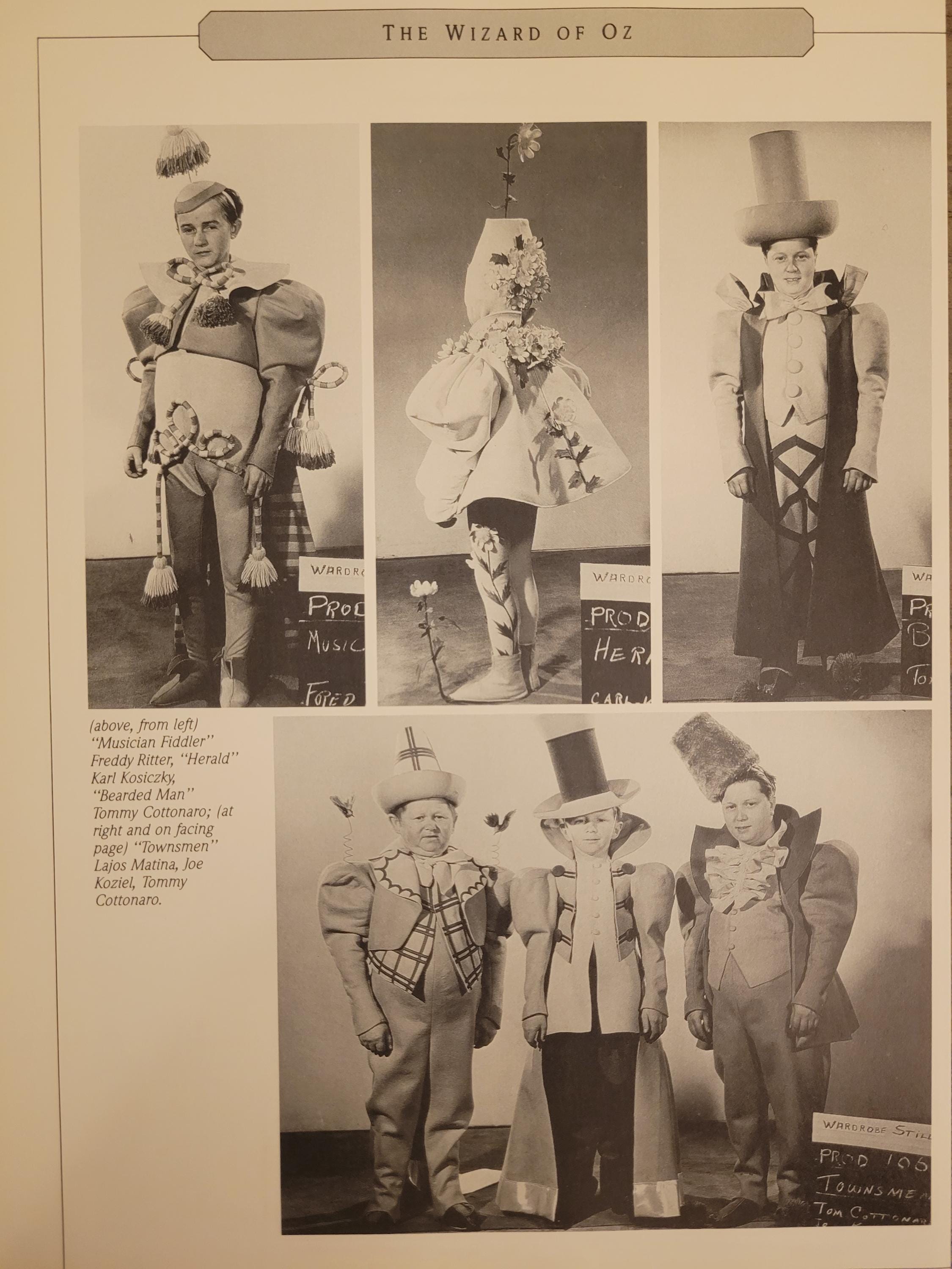 The Wizard of Oz Flying Monkeys & Munchkins Wardrobe and Makeup Photos ...