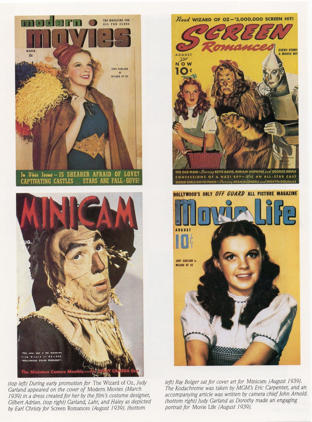 The Wizard of Oz Magazine Covers Art Print for Wall Decor Vintage 1980s ...