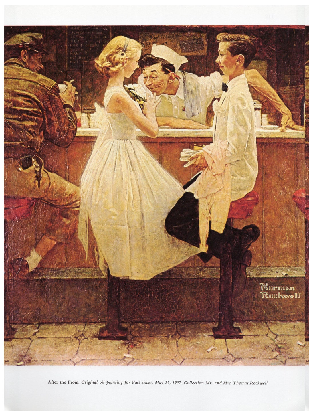 After Prom (1957) - Norman Rockwell - Art Print for Wall Decor Vintage ...