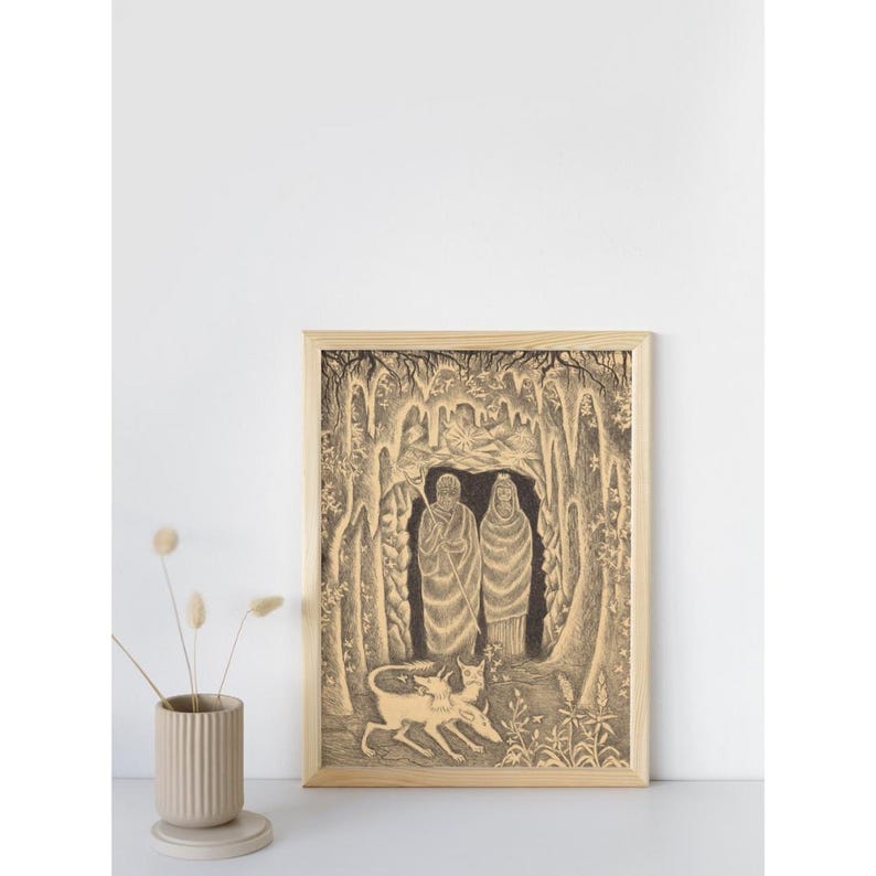 Hades & Persephone Abduction, Underworld, and Demeter- Greek Myth Art ...