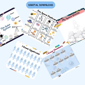 Exploring the Space Toddler Busy Book - Etsy