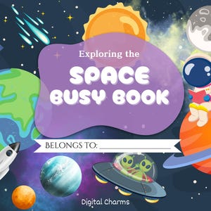Exploring the Space Toddler Busy Book - Etsy