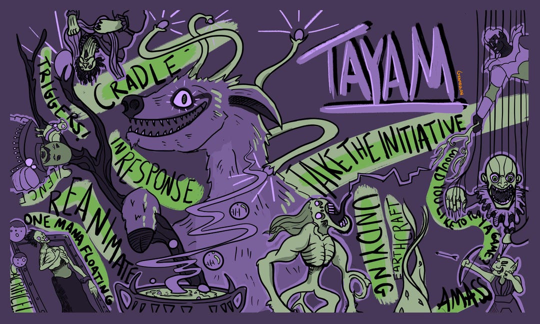 Tayam, Luminous Enigma MTG Playmat: Custom Commander Art - Etsy