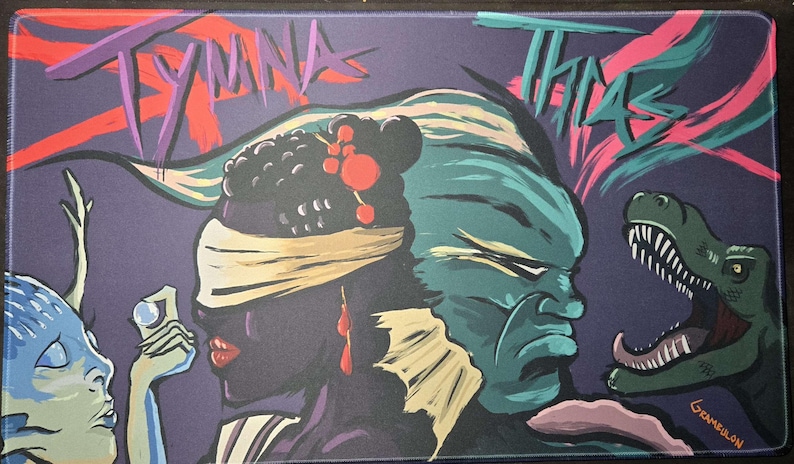 Tymna & Thrasios CEDH Playmat | TNT MTG Commander Custom Art Playmat - Etsy