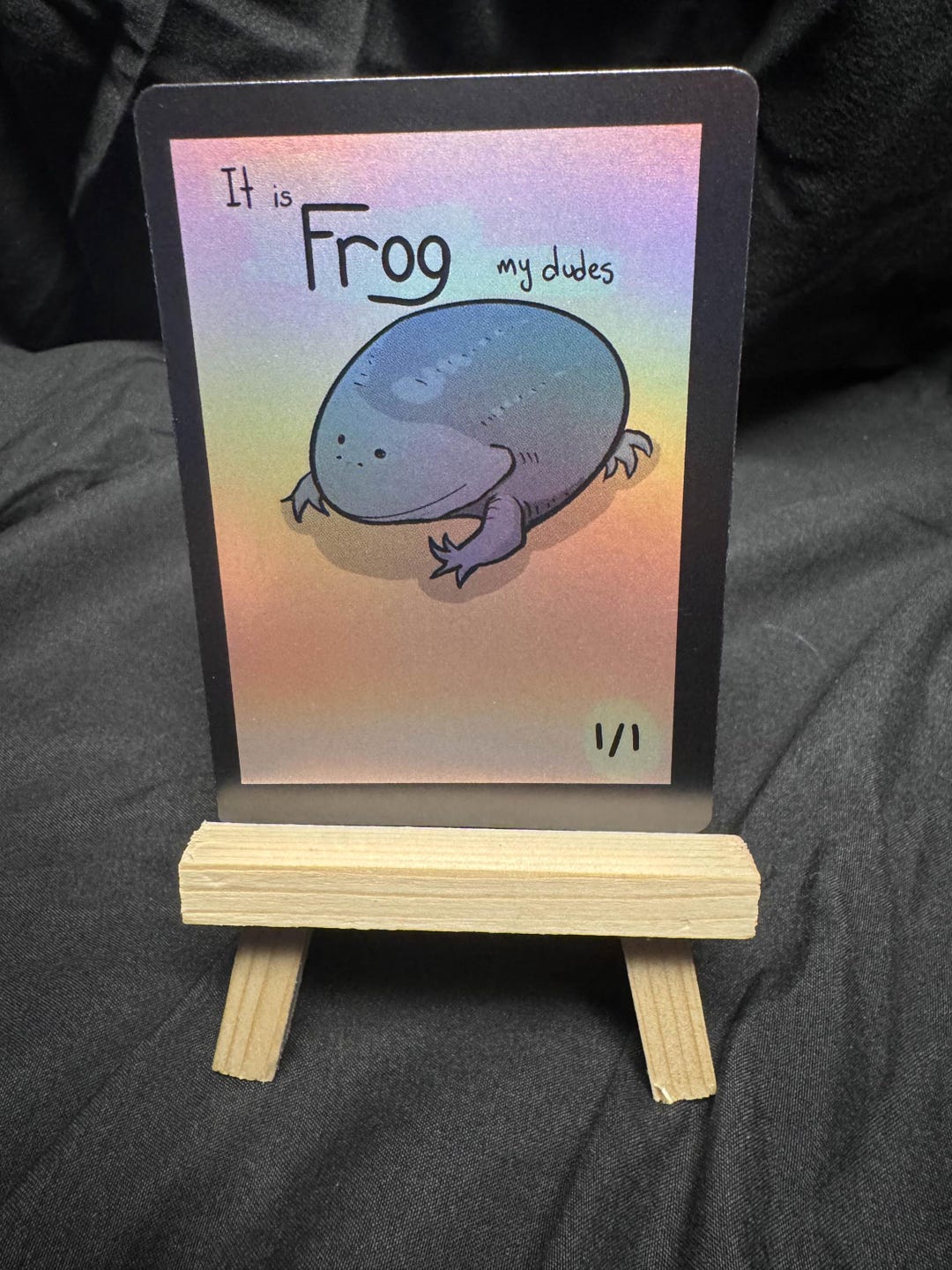 MTG Frog Token It is Frog My Dudes - Etsy