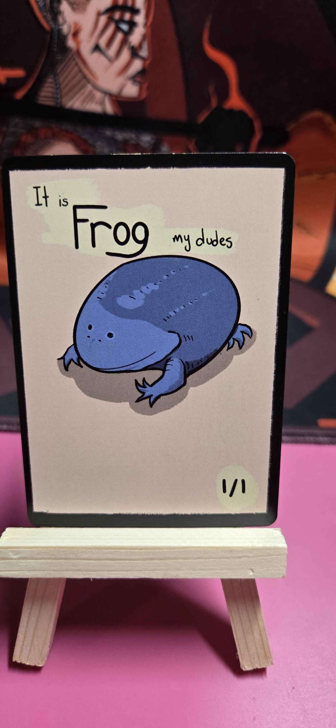 MTG Frog Token It is Frog My Dudes - Etsy
