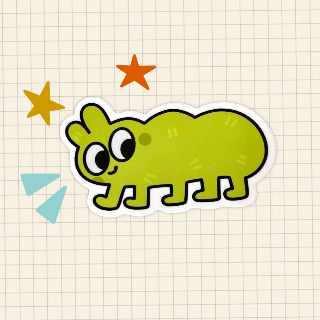 Caterpillar Sticker - Etsy