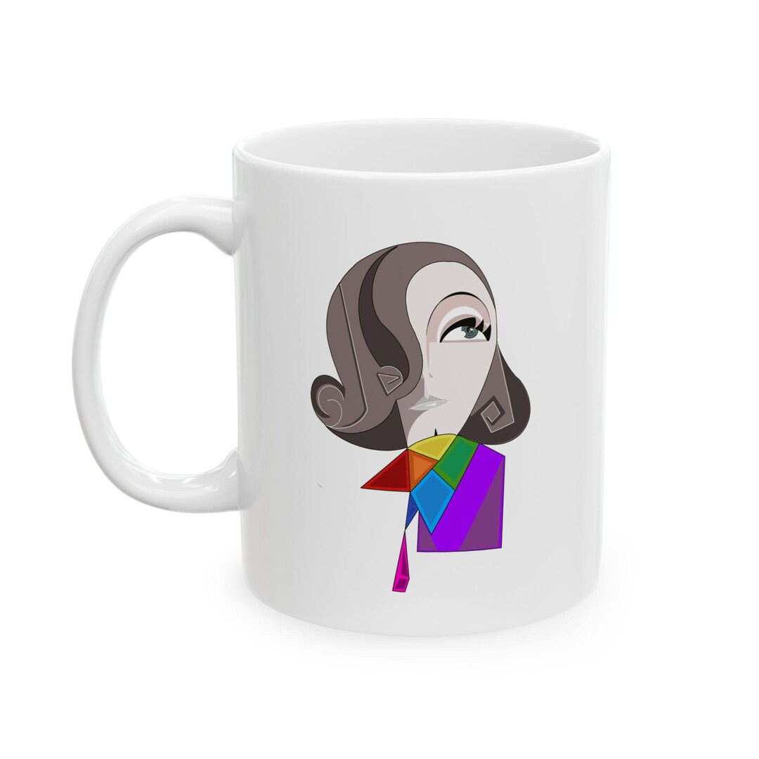 Greta Garbo Ceramic Mug, Vintage Hollywood Star Design, Classic Movie ...