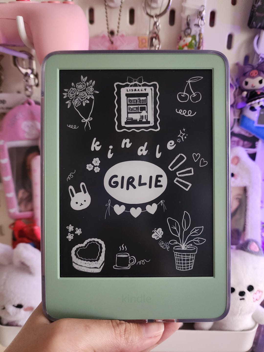 Kindle Girlie Lock Screen Wallpaper | Front Screensaver for E-reader ...