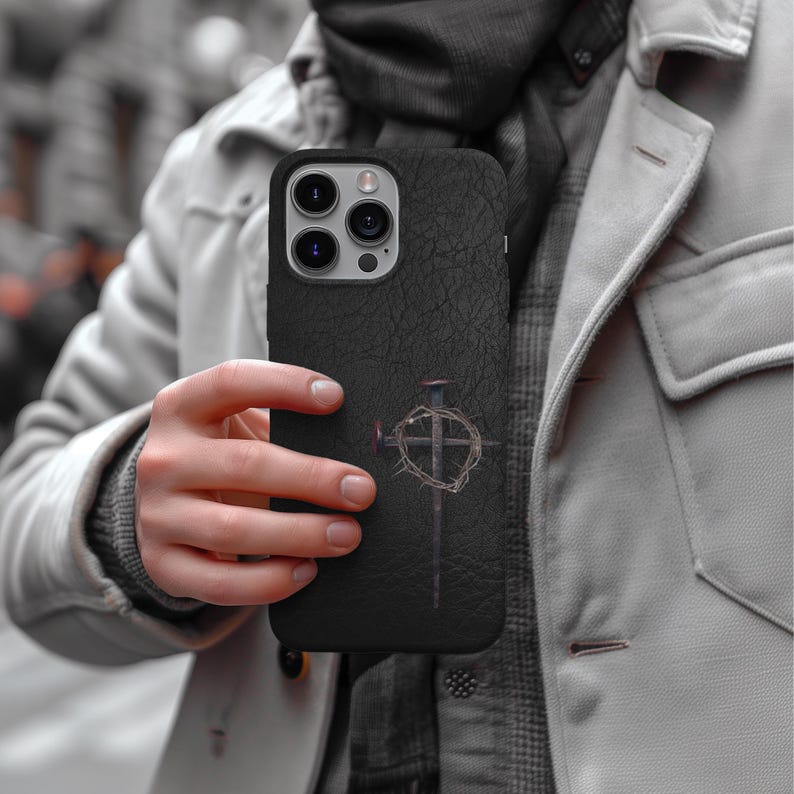 Christian Phone Case for Men, Gift for Dad or Father's Day, Religious ...
