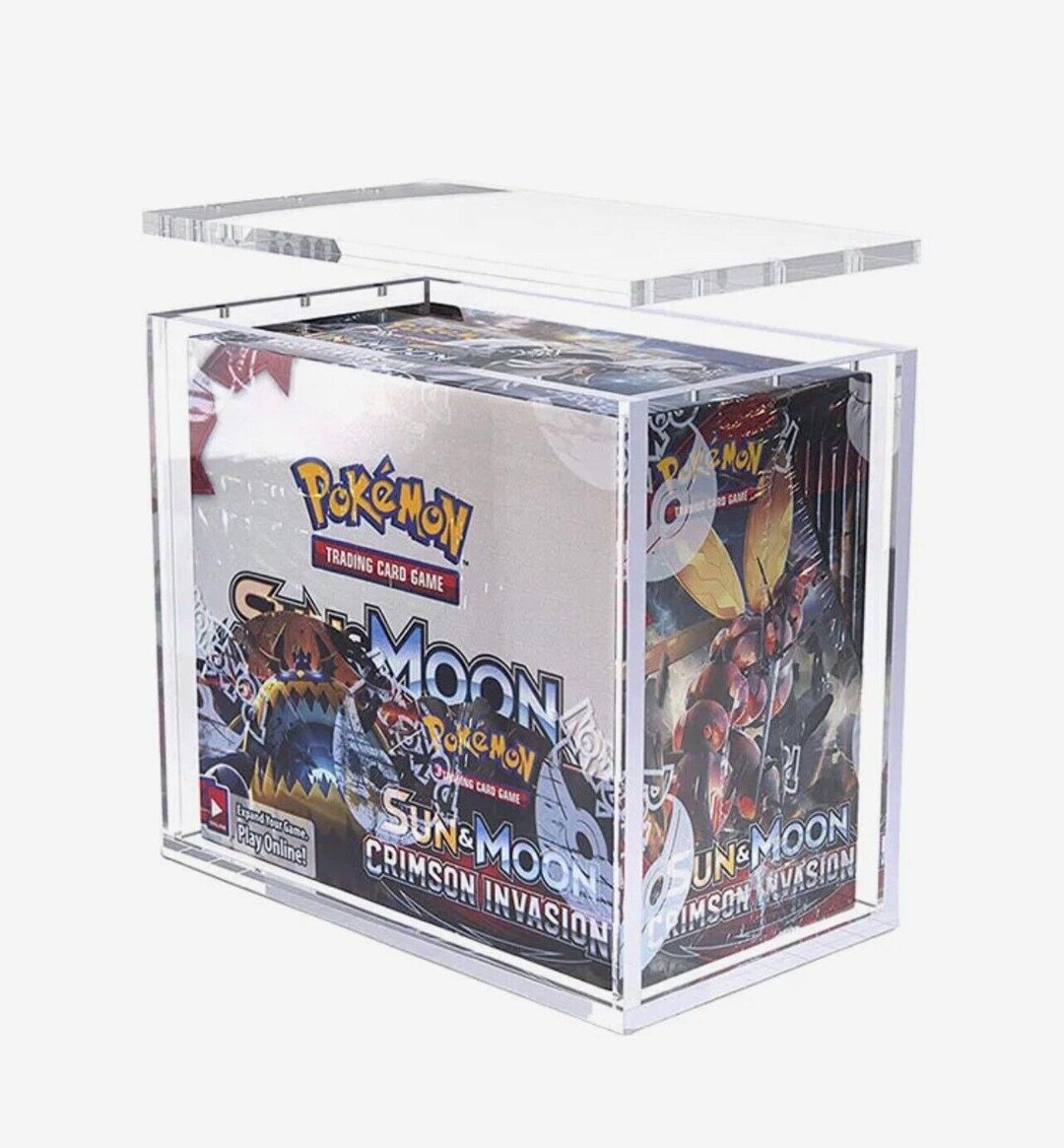 Casemon UV Pro-safe Acrylic Display Hard Case Pokémon Booster Box ...