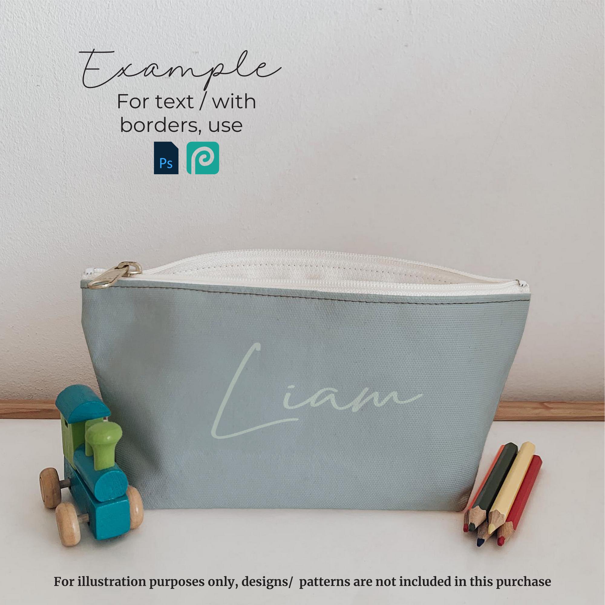 Printify T Pouch Mockup Kids Drag and Drop Toy Canvas Pouch Canva ...