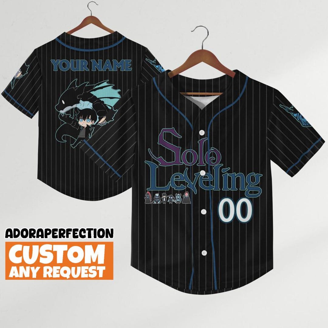 Personalize Solo Leveling Chibi Baseball Jersey NDB81, Anime Shirt ...