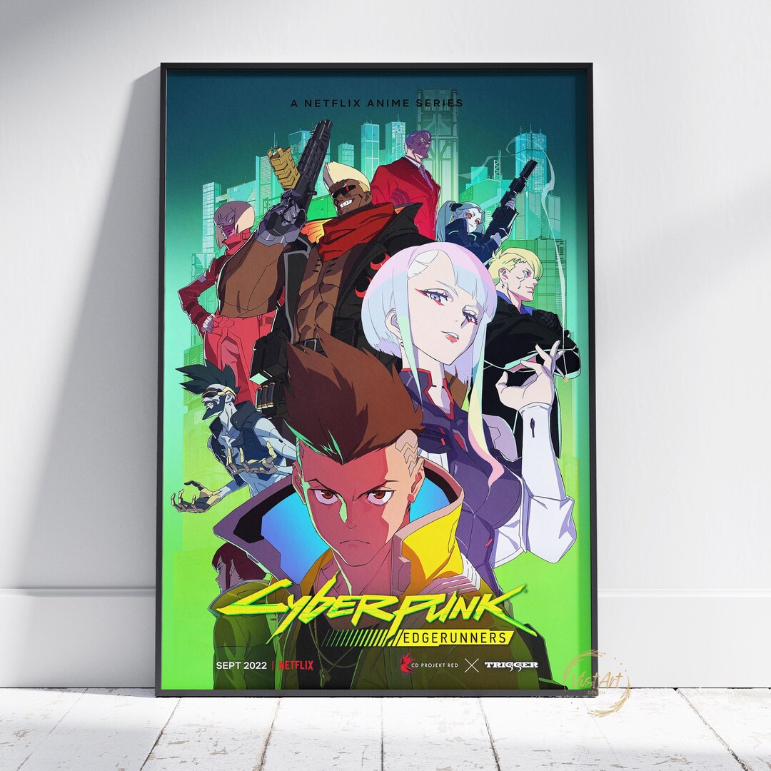 Cyberpunk: Edgerunners Poster David Martinez Wall Art Rolled Canvas ...