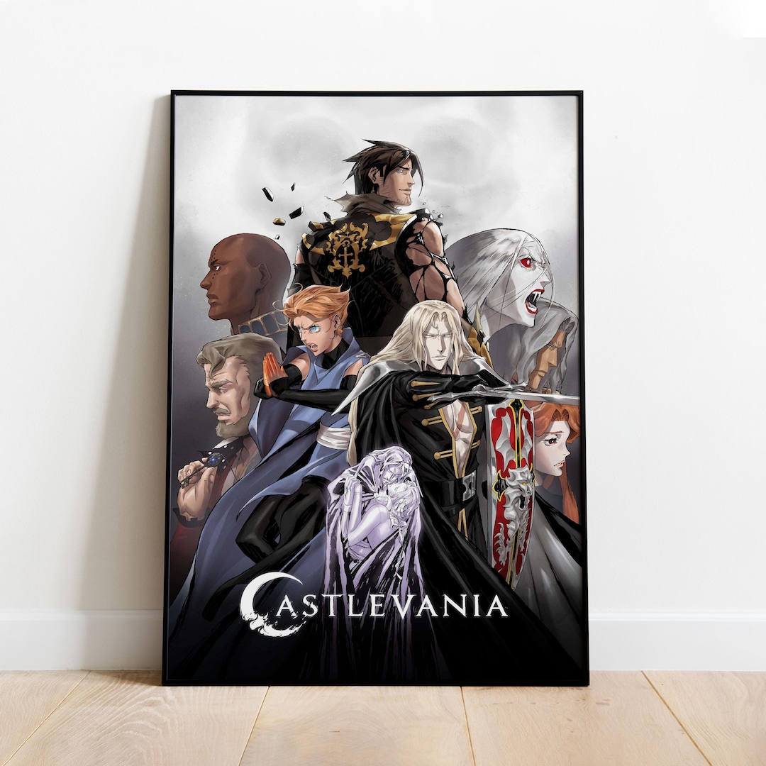 Castlevania Poster Trevor Belmont Wall Art Rolled Canvas Print High ...