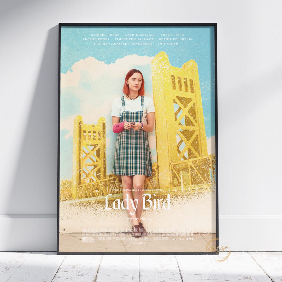 Lady Bird Poster Saoirse Ronan Wall Art Rolled Canvas Print High Quality Movie Poster - Etsy Canada