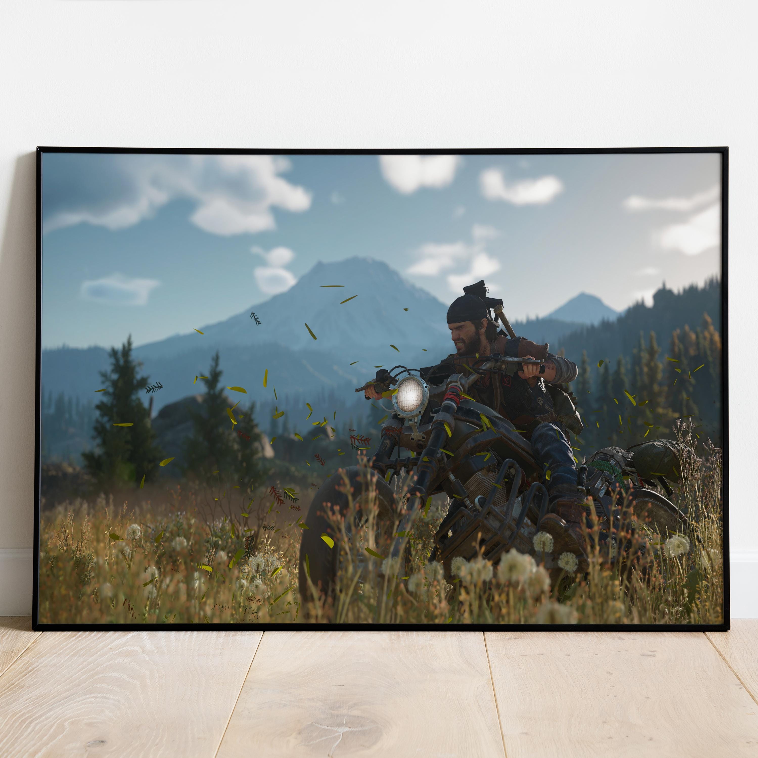 Days Gone Poster Deacon St. John Wall Art Rolled Canvas Print High ...