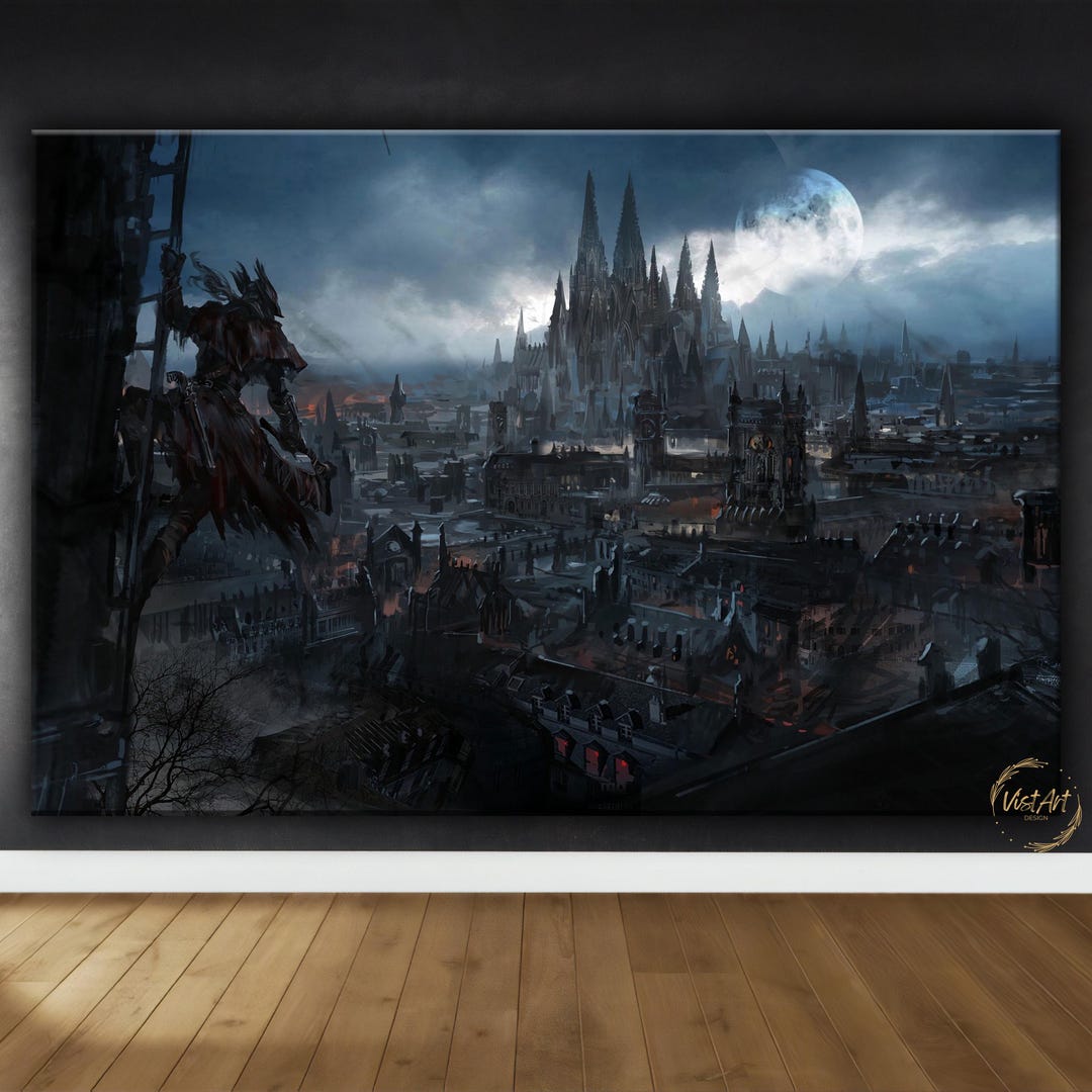 Bloodborne Canvas Print Lady Maria Wall Art Unframed Canvas Print Gift ...
