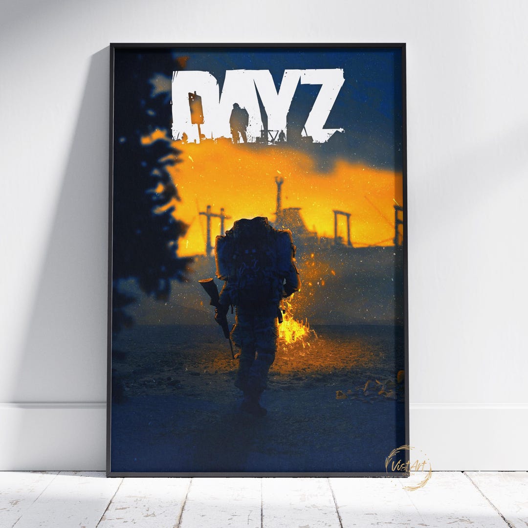 Dayz Poster Survival Game Wall Art Rolled Canvas Print High Quality ...