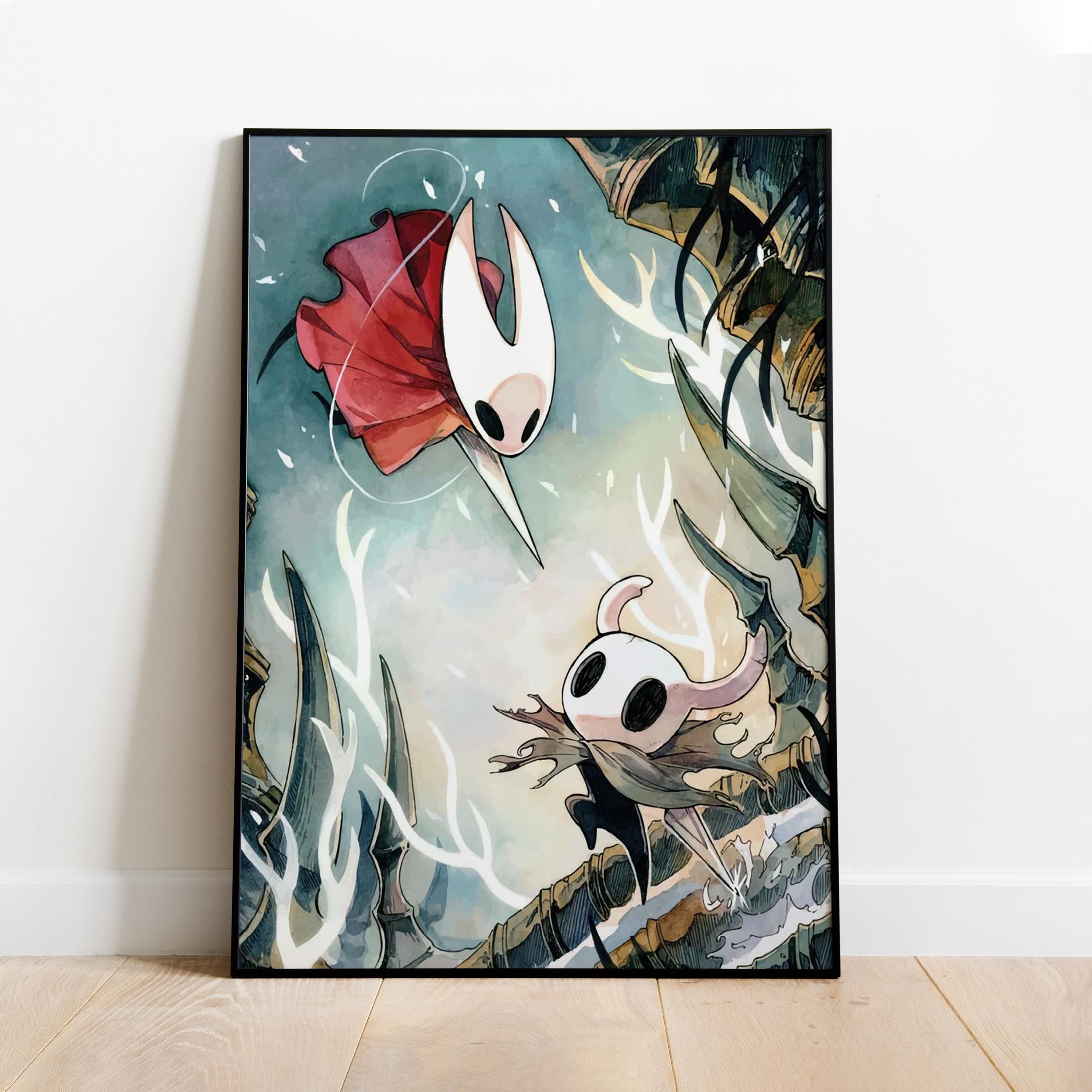 Hollow Knight Poster Hallownest Wall Art Rolled Canvas Print High ...
