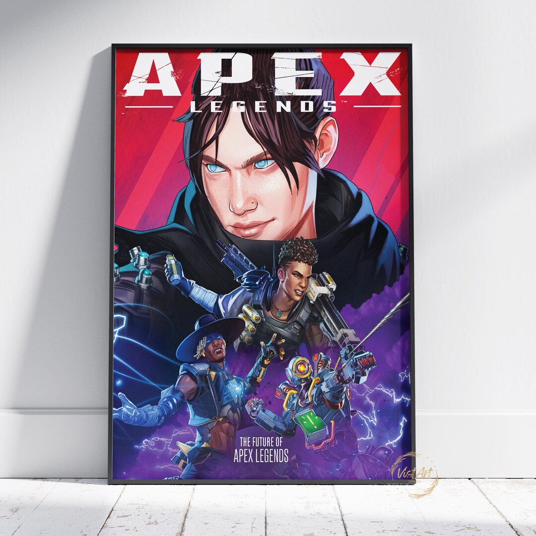 Apex Legends Poster Wraith Wall Art Rolled Canvas Print High Quality ...