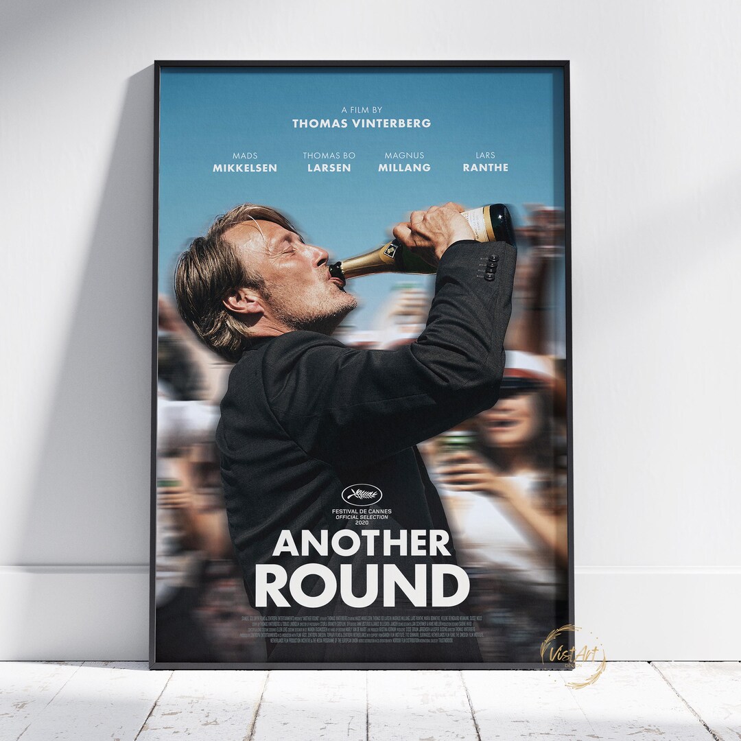 Another Round Poster Druk Wall Art Rolled Canvas Print High Quality ...
