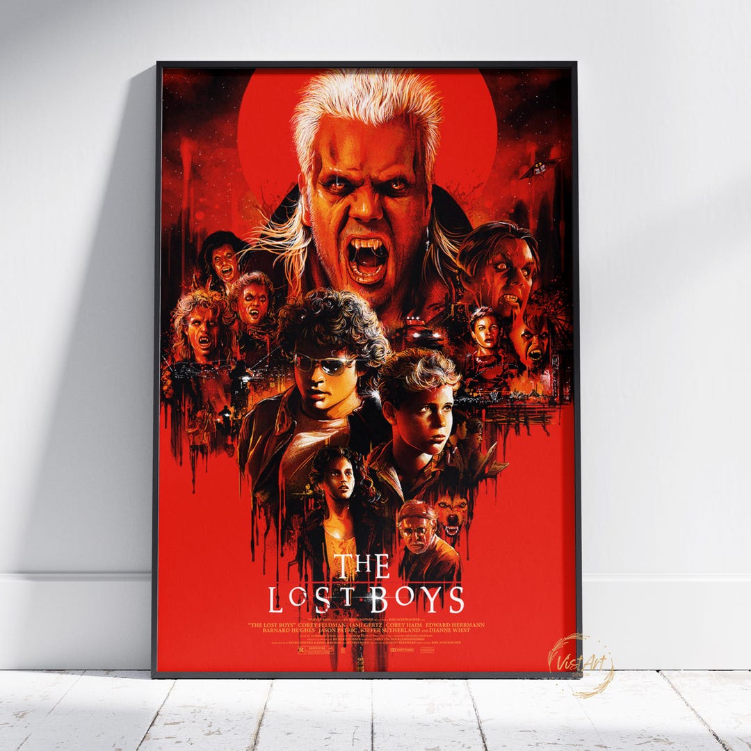 The Lost Boys Poster Corey Haim Wall Art Rolled Canvas Print High ...