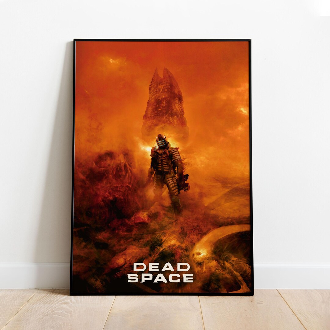 Dead Space Poster Isaac Clarke Wall Art Rolled Canvas Print High ...