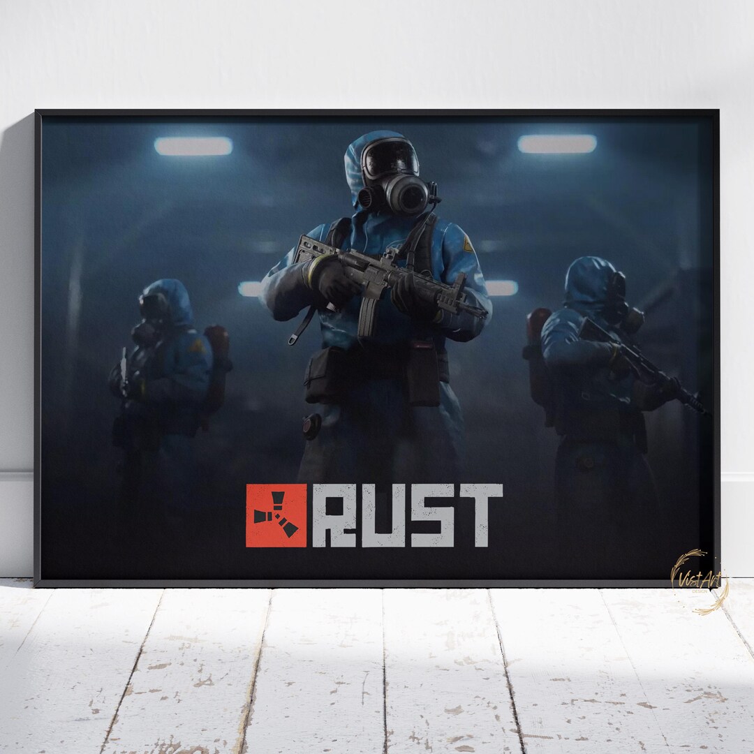 Rust Poster Survival Game Wall Art Rolled Canvas Print High Quality ...