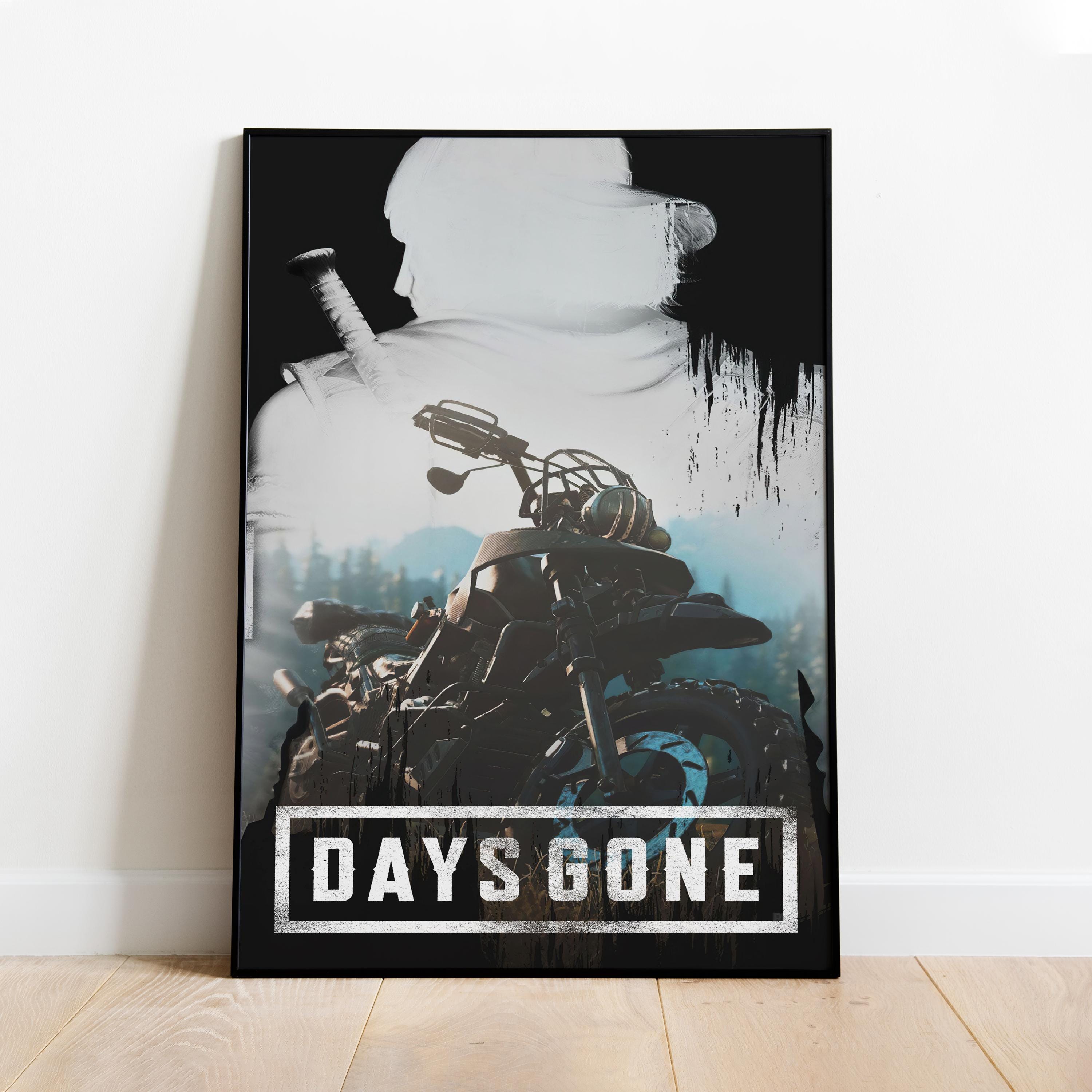 Days Gone Poster Deacon St. John Wall Art Rolled Canvas Print High ...