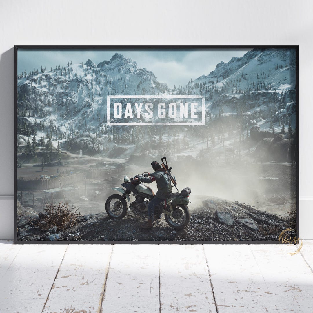 Days Gone Poster Deacon St. John Wall Art Rolled Canvas Print High ...