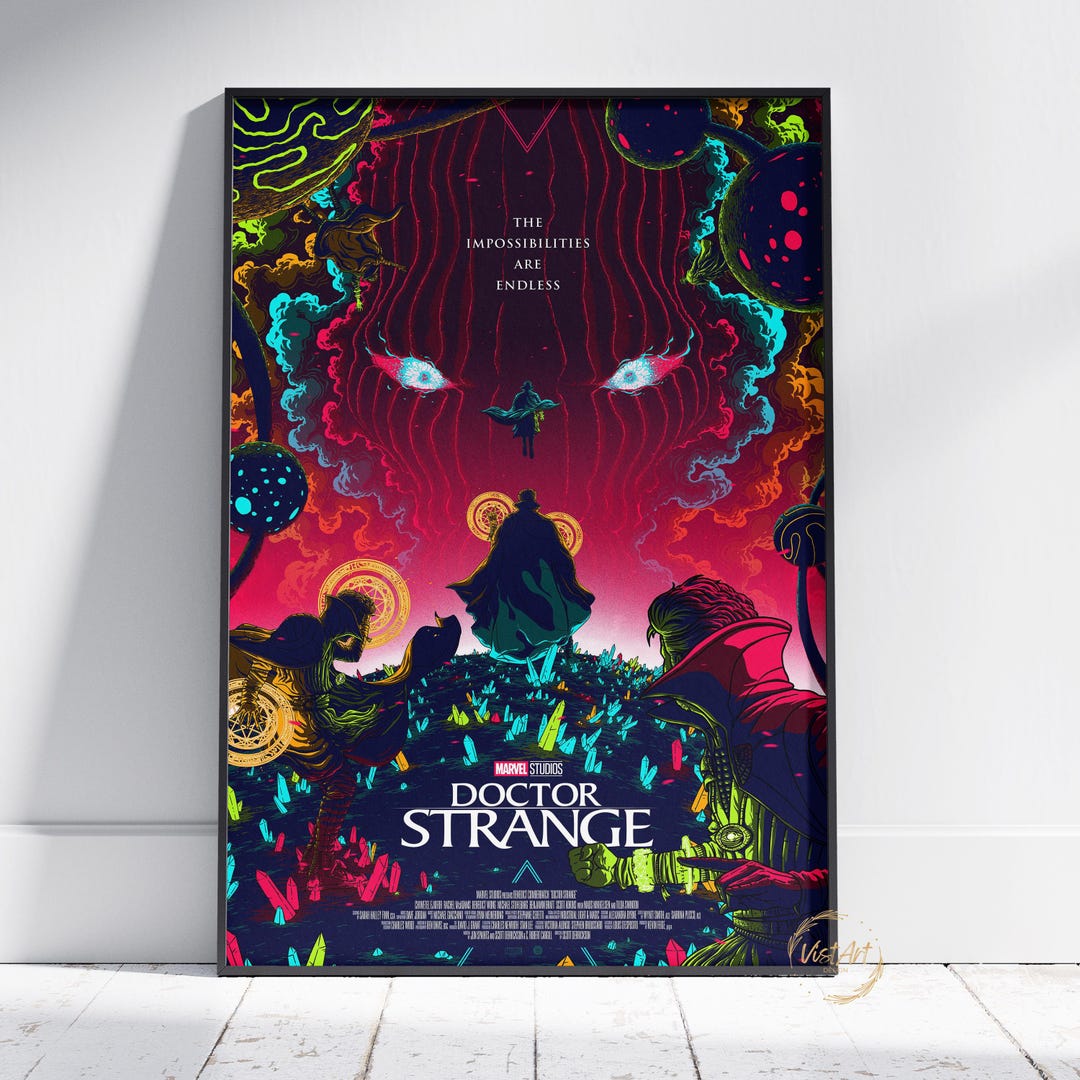 Doctor Strange Poster Stephen Strange Wall Art Rolled Canvas Print High ...