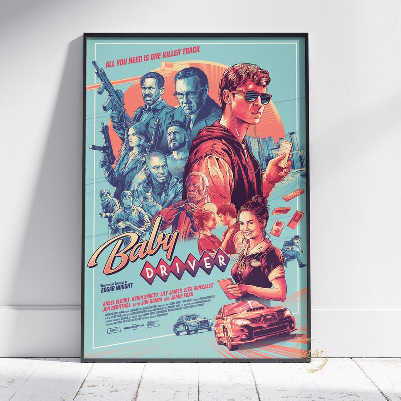 Baby Driver Poster - Etsy